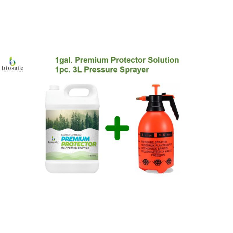 Premium Protector Multipurpose Disinfectant with 3L Pressure Sprayer ...