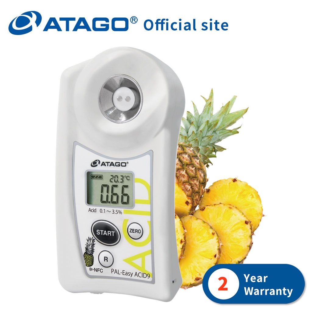 ATAGO Digital Pocket Acidity Meter (Pineapple) PAL-Easy ACID9 Master ...