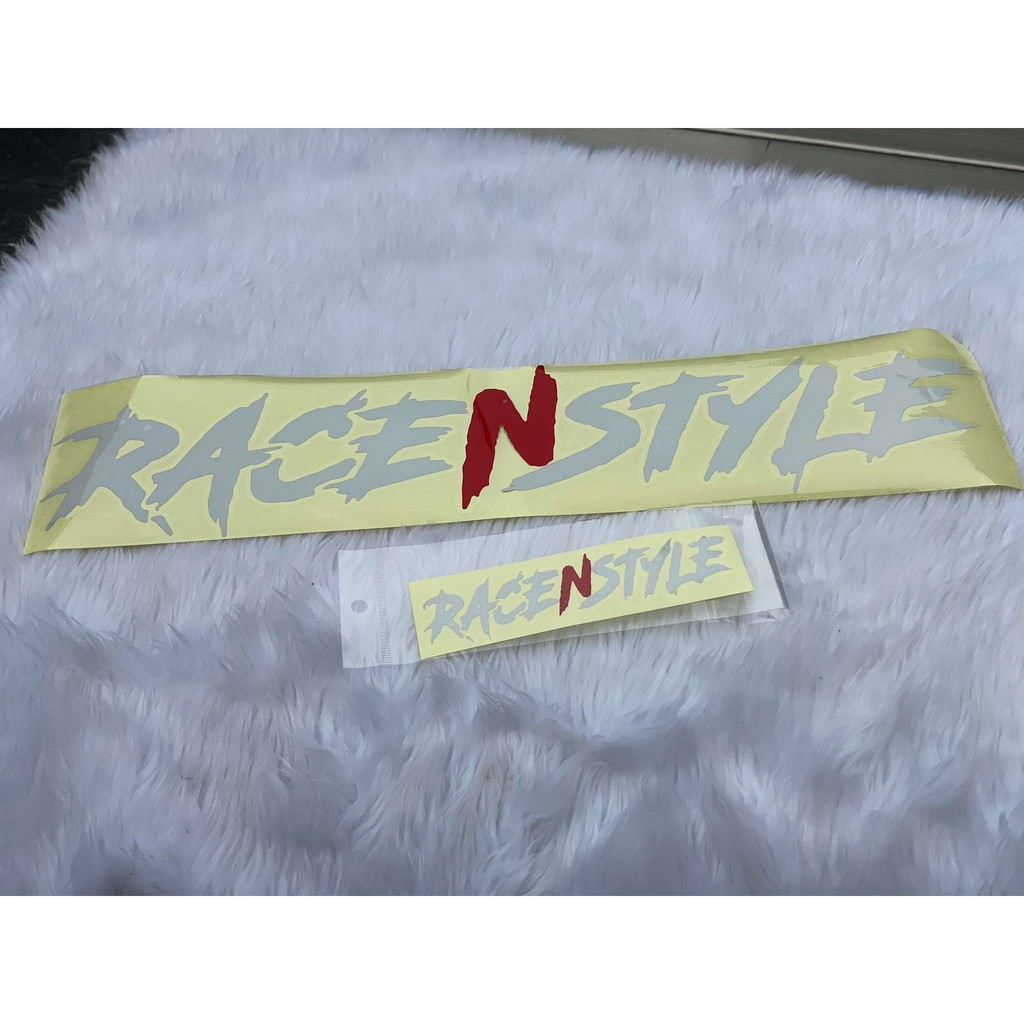 Racenstyle Reflectorized Car Sticker | Shopee Philippines