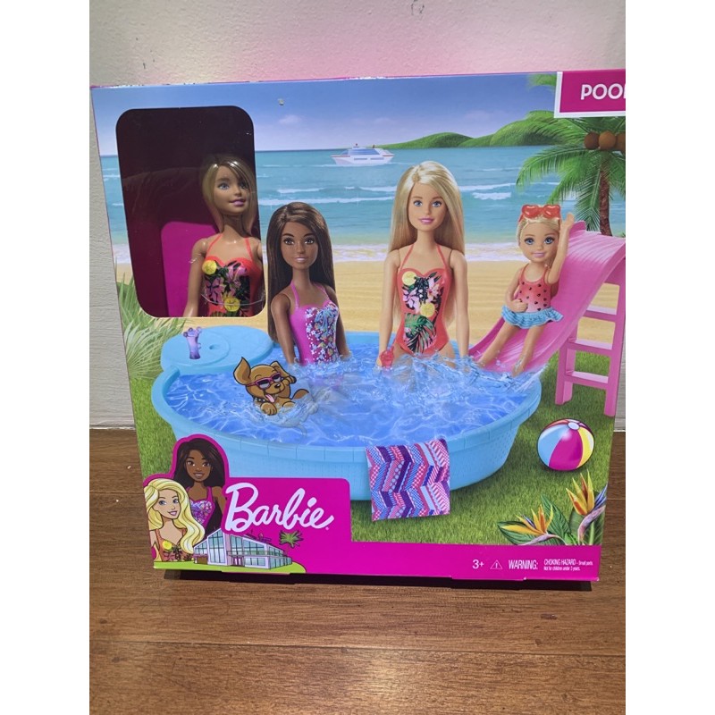 Barbie pool playset with barbie | Shopee Philippines