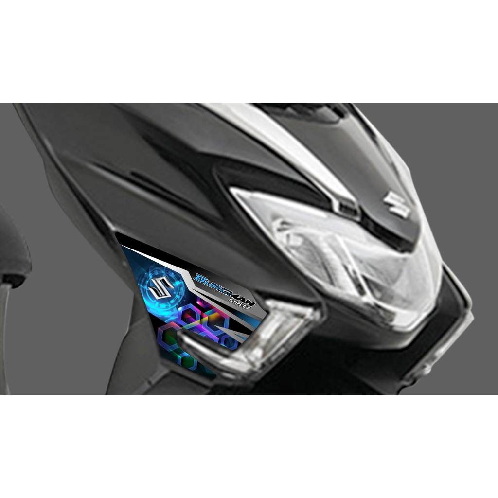Suzuki Burgman Street Side Panel(2pcs):Motorcycle Decals, Laminated, NO ...