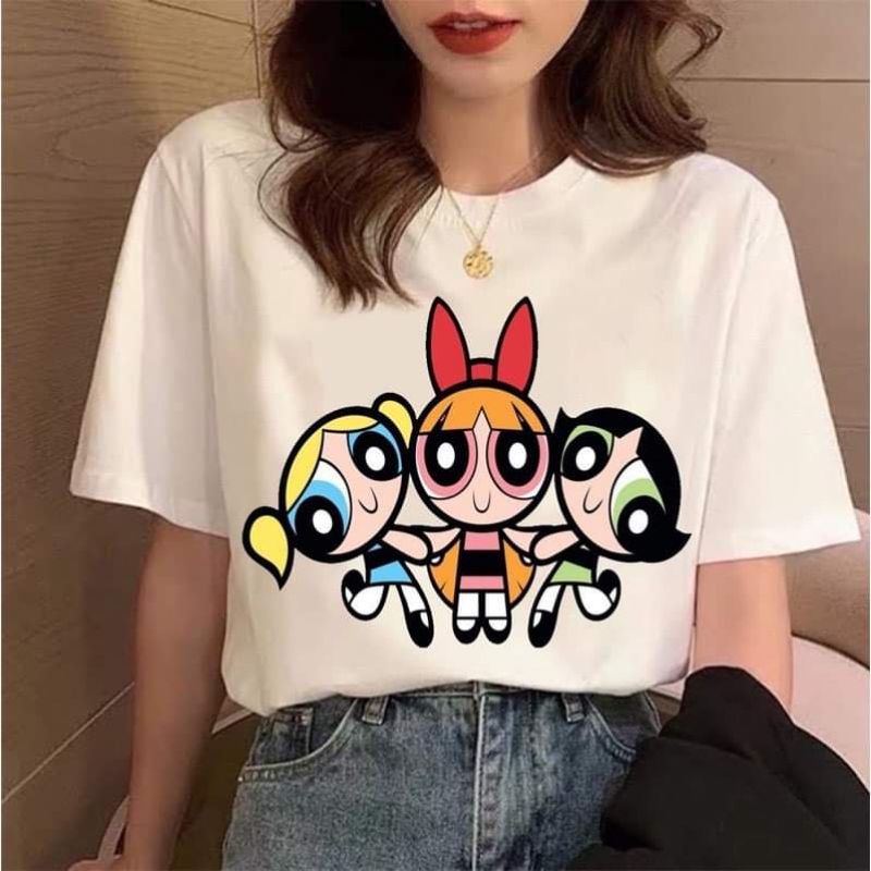 POWER PUFF GIRLS GRAPHICS TSHIRT DESIGN FOR KIDS AND LADIES | Shopee ...