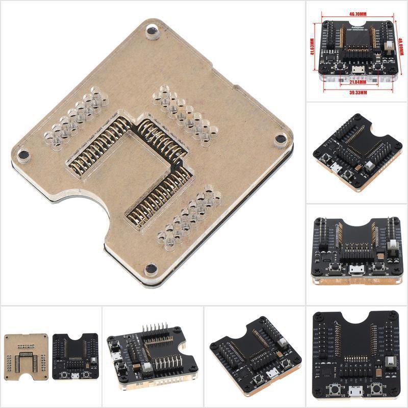 LFPH Programmer Tool ESP32 Adapter Socket Kit For ESPRESSIF ESP-WROOM ... LFPH Programmer Tool ESP32 Adapter Socket Kit For ESPRESSIF ESP-WROOM ...
