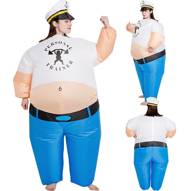 Lolanta Adult Funny Fat Man Inflatable Clothing Tv Show Celebration ...