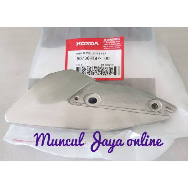 50730-K97-T00 Foot Step Rear Right Footrest PCX 150 Motorcycle | Shopee ...