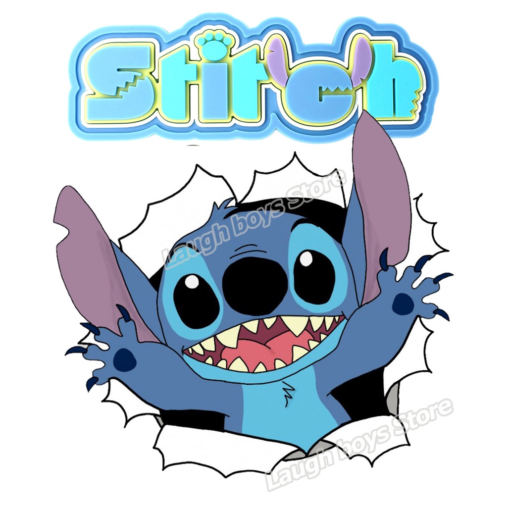Disney loli stitch Ironing Hot Transfer Patch Clothes Large Sticker ...