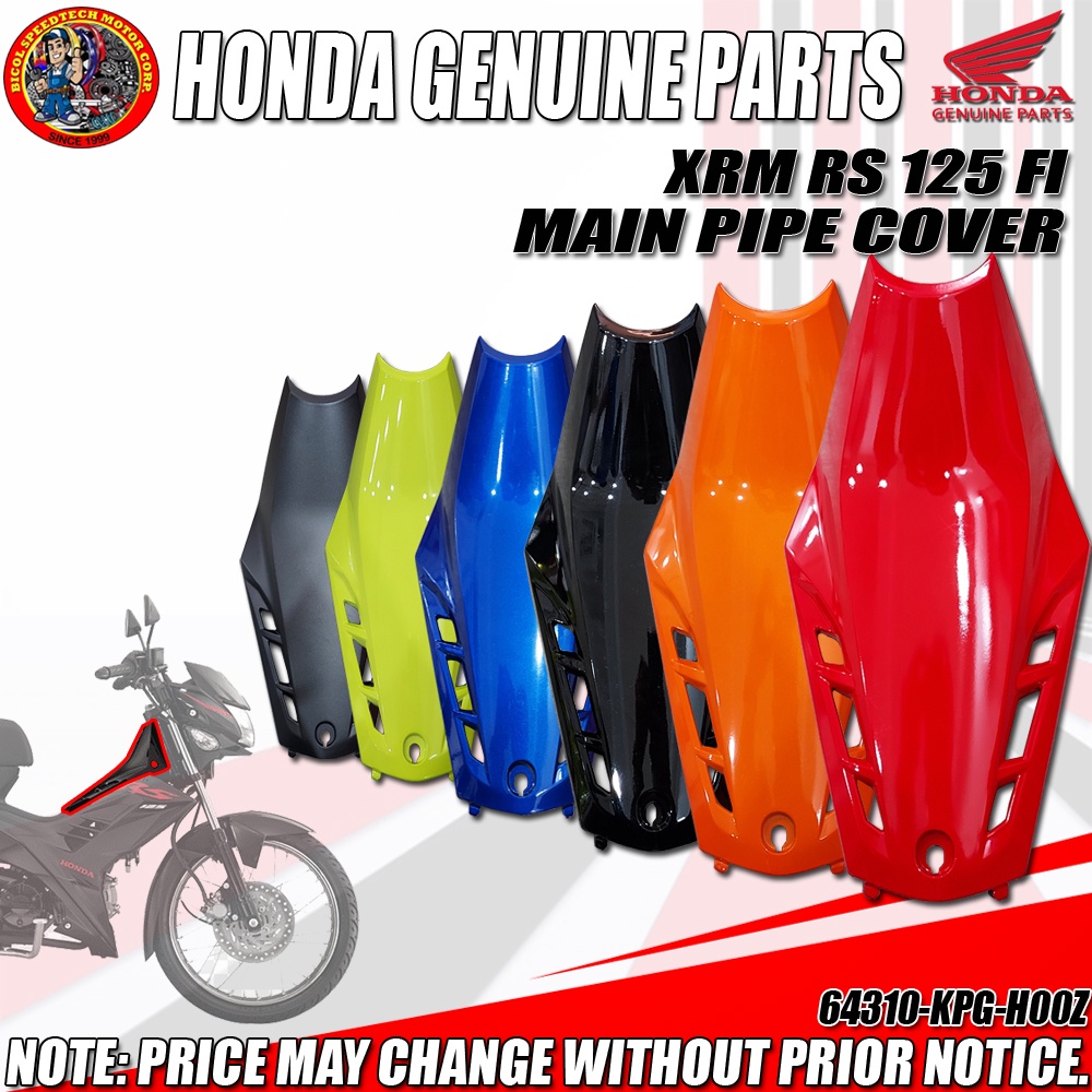 XRM RS 125 FI MAIN PIPE COVER (HPI) (GENUINE: 64310-KPG-H00Z) | Shopee ...