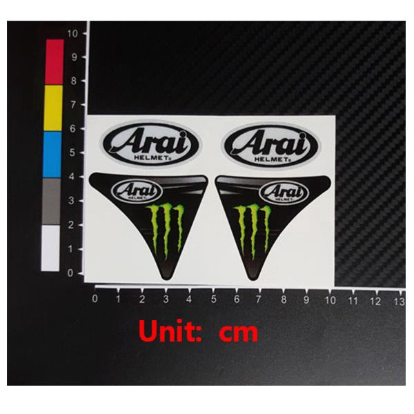 MOTOGP Arai Reflective Car Sticker Decals Motorcycle Racing Helmet ...
