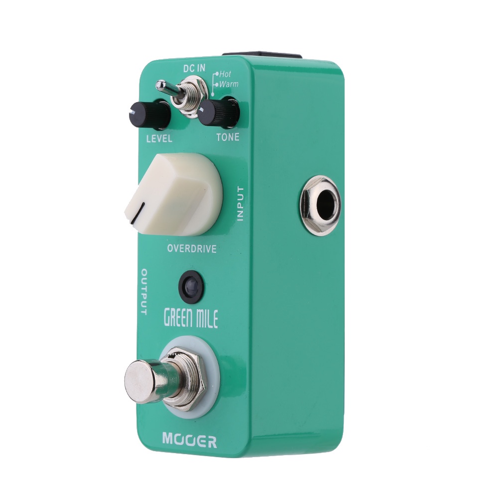 MOOER Green Mile Micro Mini Overdrive Electric Guitar Effect Pedal True ...