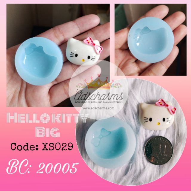 ASM Big hello kitty face mold XS029 Hello kitty mold Hk silicone mold BC20005 | Shopee Philippines
