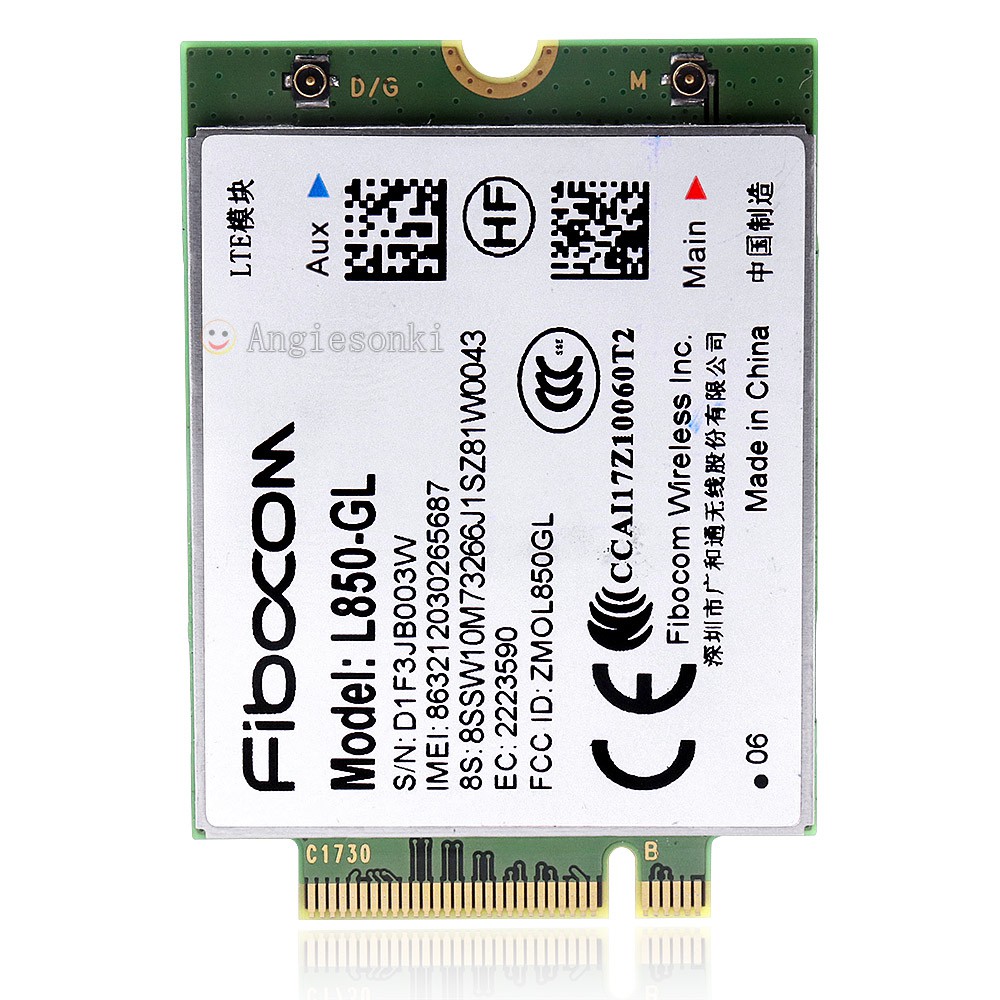 Fibocom L850-GL CAT9 WWAN 4G LTE Module For Thinkpad T480 T480S T490 ...