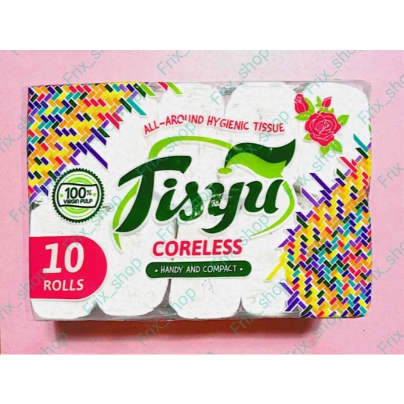 Tisyu Coreless All-around Hygienic Tissue 10 Rolls | Shopee Philippines