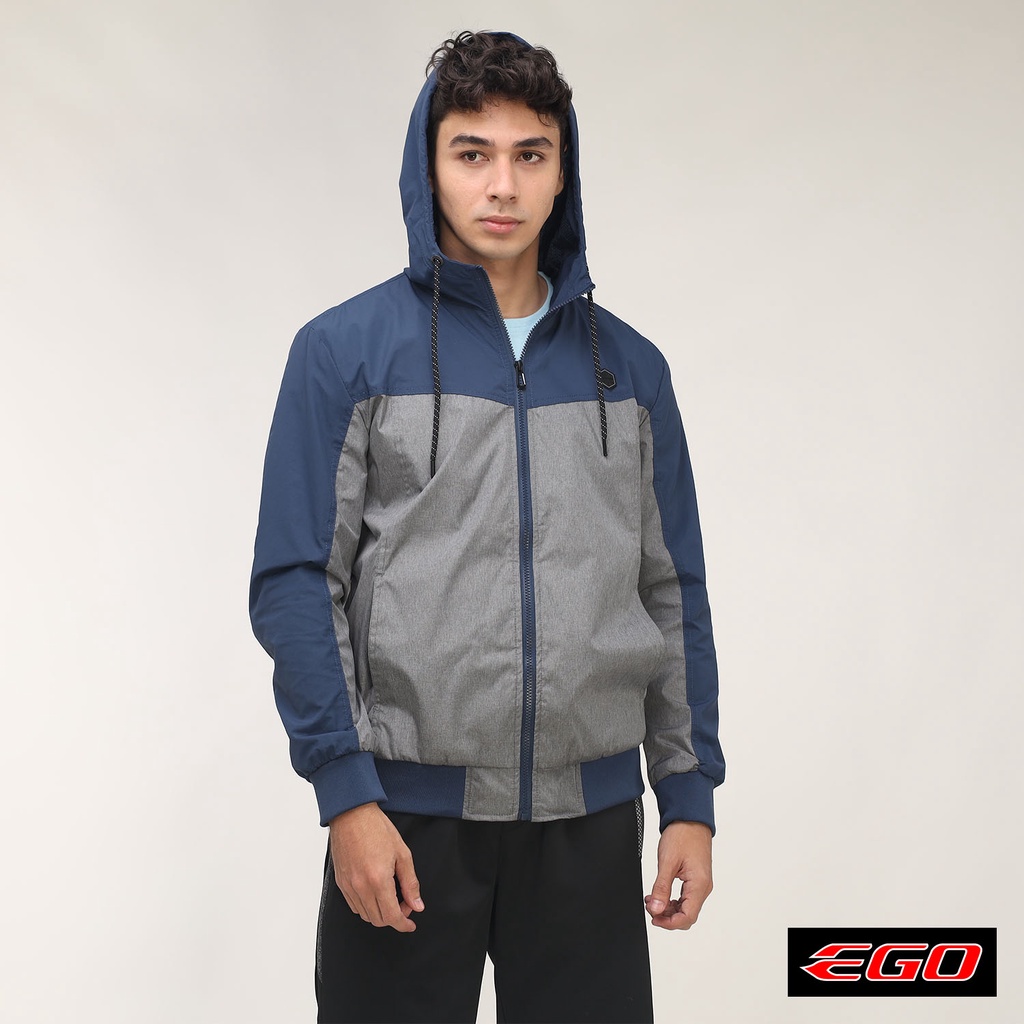 Ego Nylon Jacket W/ Hood EMT03-0629 (Insignia Blue) | Shopee Philippines