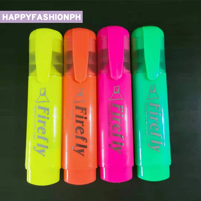 4in1 Firefly Highlighter Pen Set Coloring Markers Bright Colors School ...