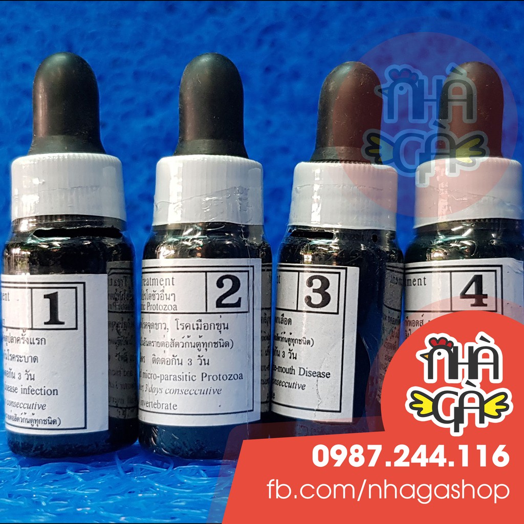 Bio Knock 1,2,3,4 - Prevent and Kill Fungi for Aquarium Fish - treat ...