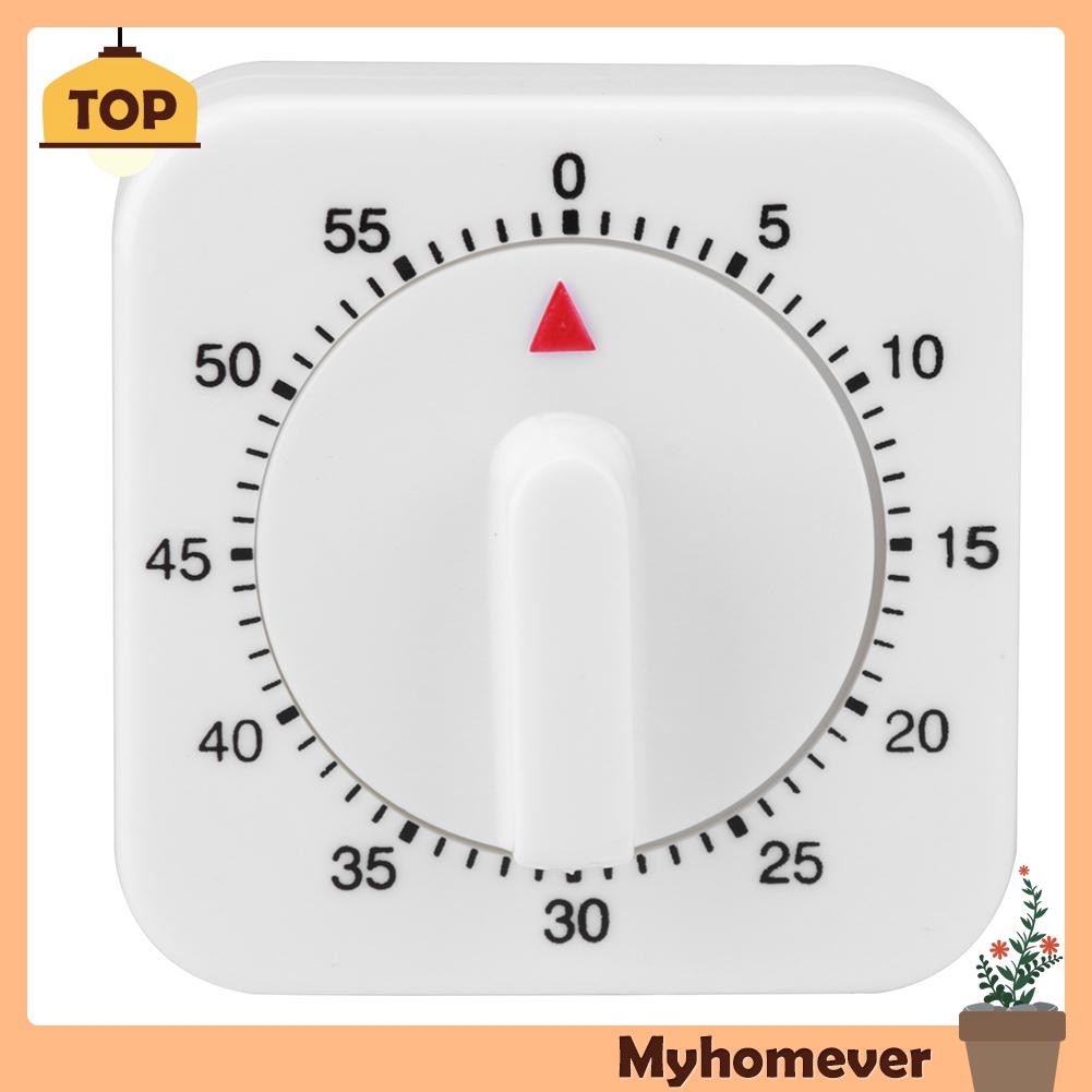 60 Minutes Manual Timer Mechanical Reminder Alarm Clock Kitchen Timer ...