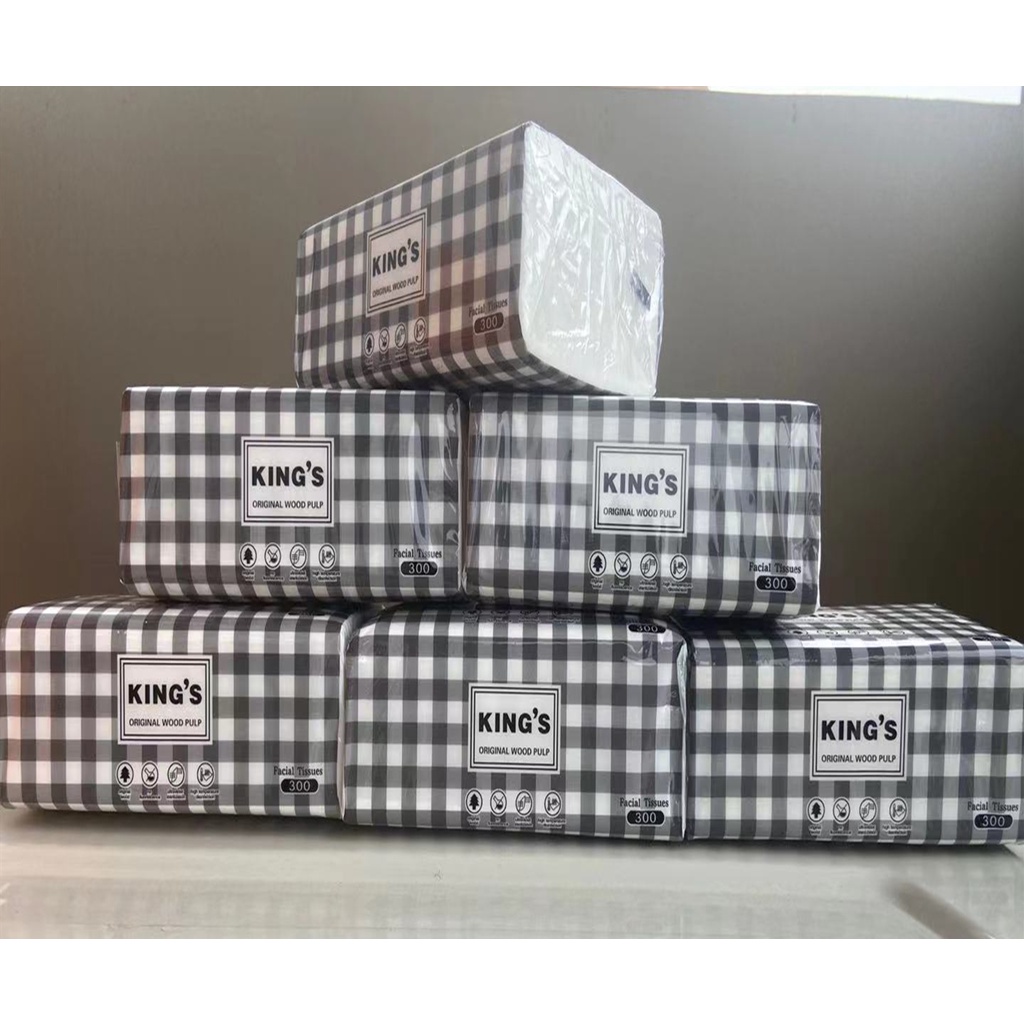 Kings Tissue Native Wood Pulp Facial Interfolded Paper Tissue 3Ply 100 ...