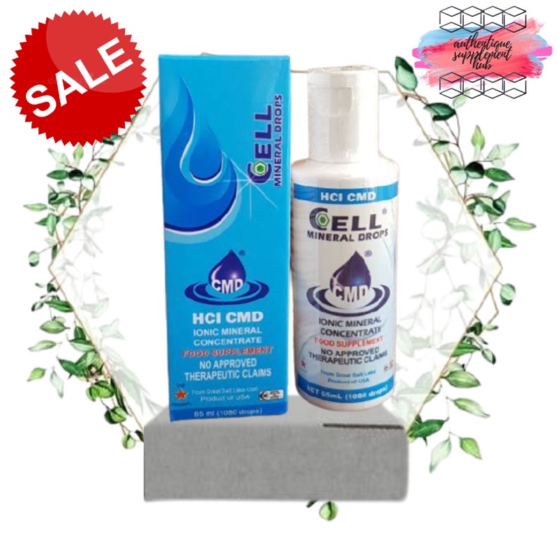 1 Bottle HCI CMD CELL MINERAL DROPS 65ml (100% AUTHENTIC) | Shopee ...
