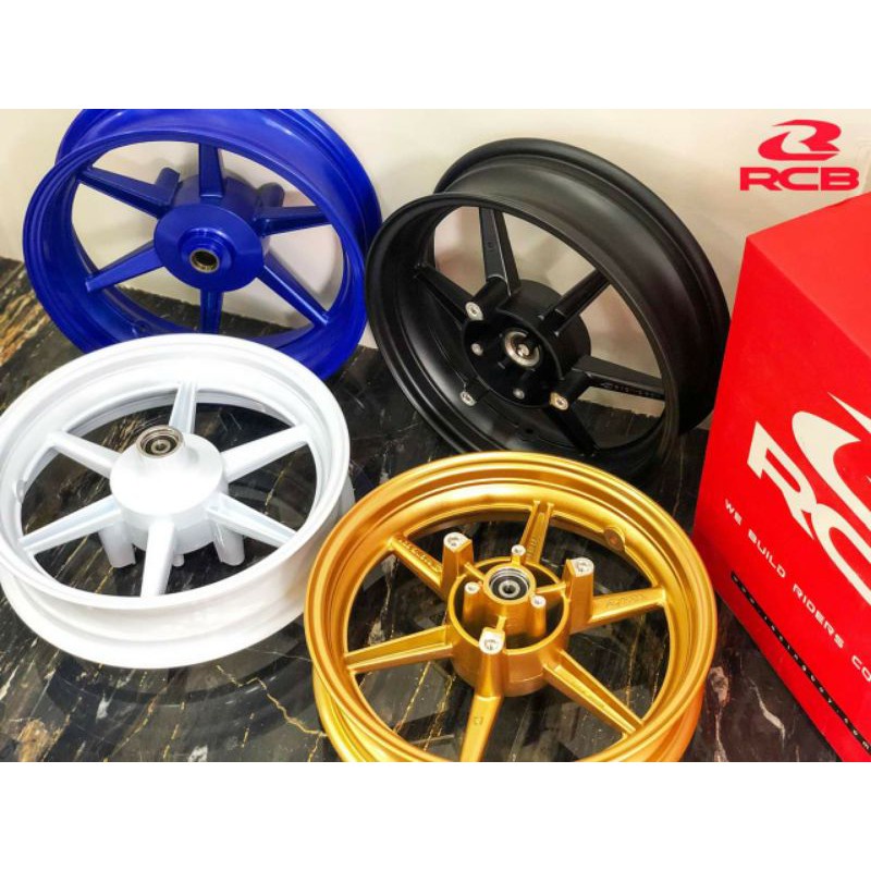 RCB RB6 NMAX v1 WHITE / MATTE GRAY SIZE 3.00 / 3.50 by 13 | Shopee ...