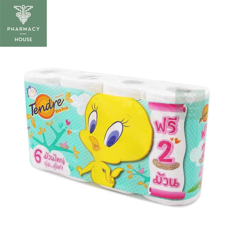 Tendre big roll Tissue Tender (6 Free 2) | Shopee Philippines