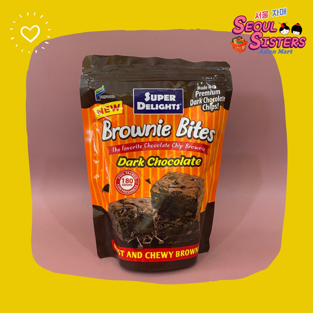 Super Delight Dark Chocolate Brownies 180g | Shopee Philippines