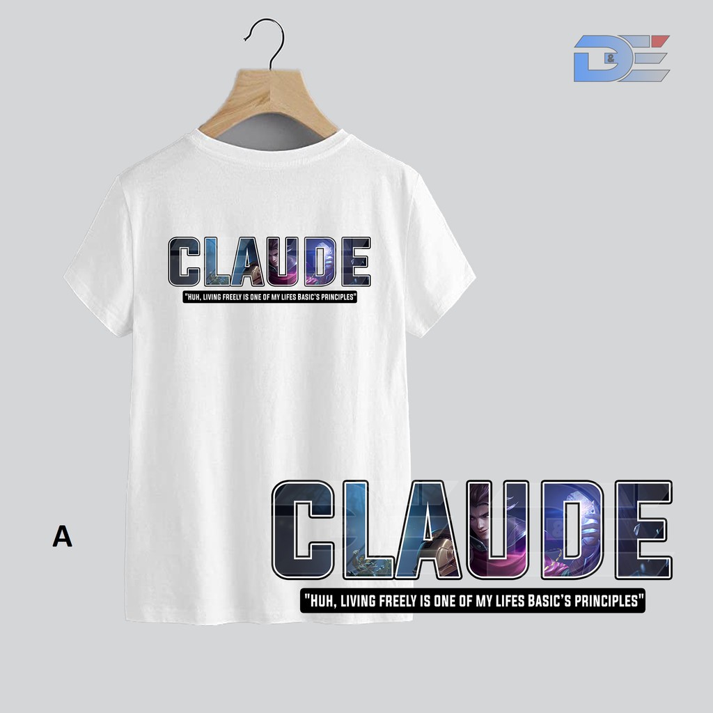 MOBILE LEGENDS ( CLAUDE ML TSHIRT ) | Shopee Philippines