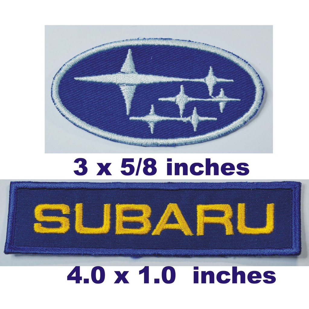 Subaru Racing Patch - Subaru STI Cloth Patch - Embroidered Cloth ...