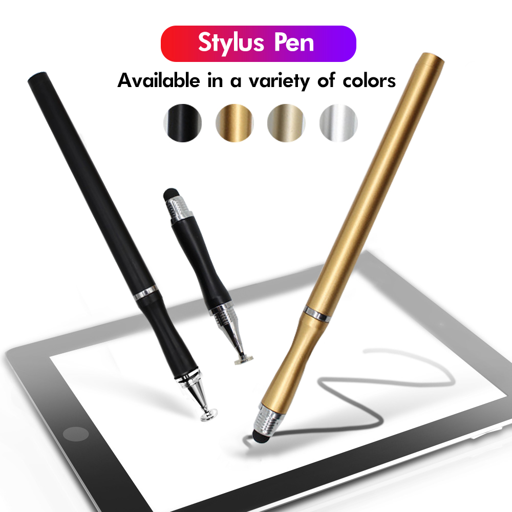 2 in 1 Capacitive Touchscreen stylus Pen drawing Universal Stylush Pen ...