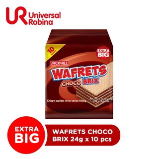 Jack 'n Jill Wafrets Brix Chocolate 24g Pack of 10 | Shopee Philippines