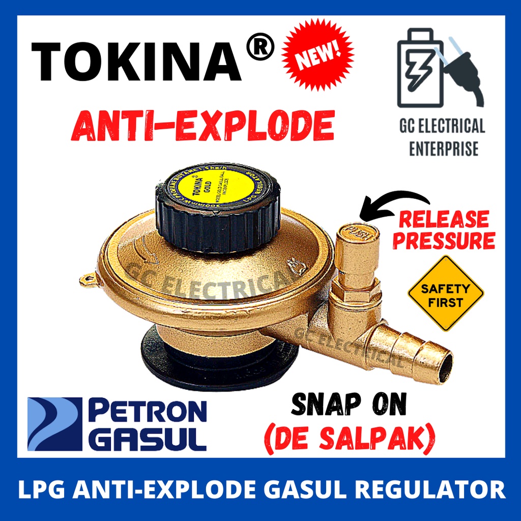 Tokina Gold Series Gasul AE Snap-on Gas Regulator Gasul Ball Anti ...