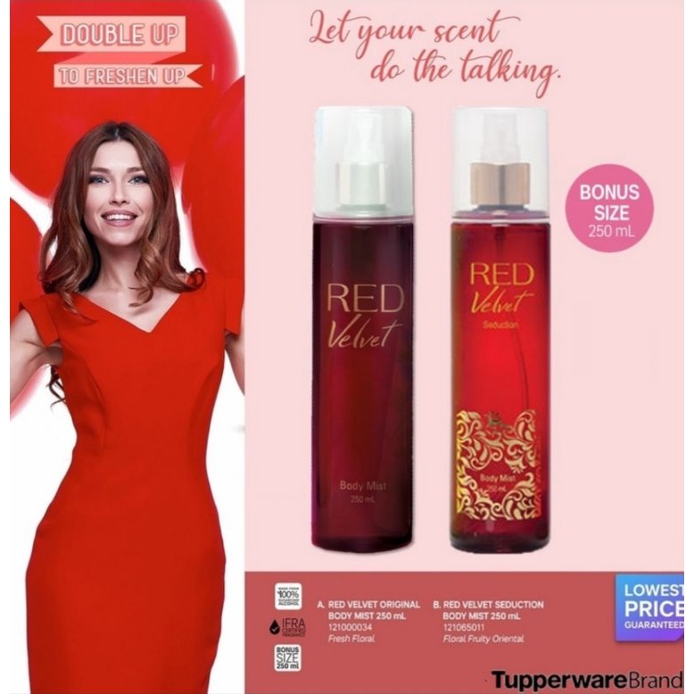 Red Velvet Body Mist 250ml | Shopee Philippines