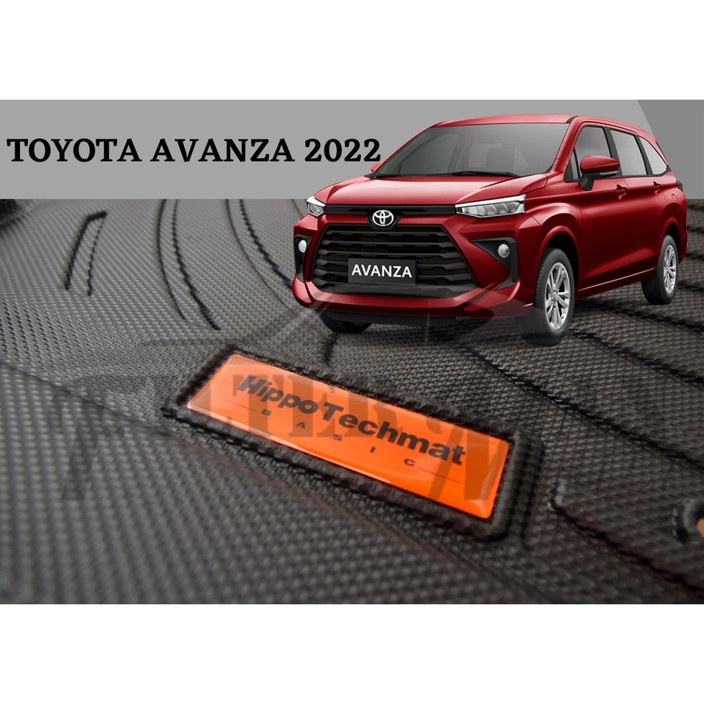 TOYOTA AVANZA 2022-2024 Hippo Techmat Basic Deep Dish Mats | Shopee ...