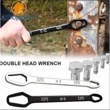 Universal Double Ended Wrench,Double-Headed Self-Tightening Universal ...