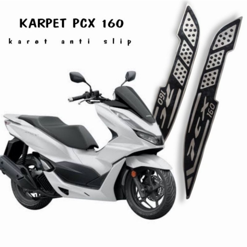 Rubber Carpet Footrest all NEW PCX 160 2021 Gokem step panel border ...