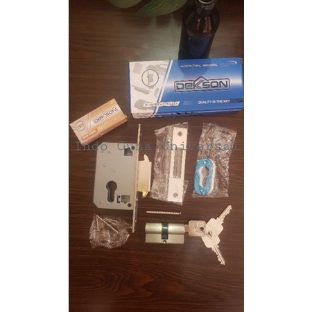 KAYU Mortise Lock Lockcase Sliding Dekson Dekkson MTS SLD DL 84100 SSS ...