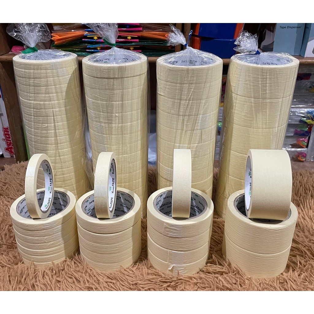 MASKING TAPE 1/2", 3/4", 1", 2" X 25 meters | Shopee Philippines