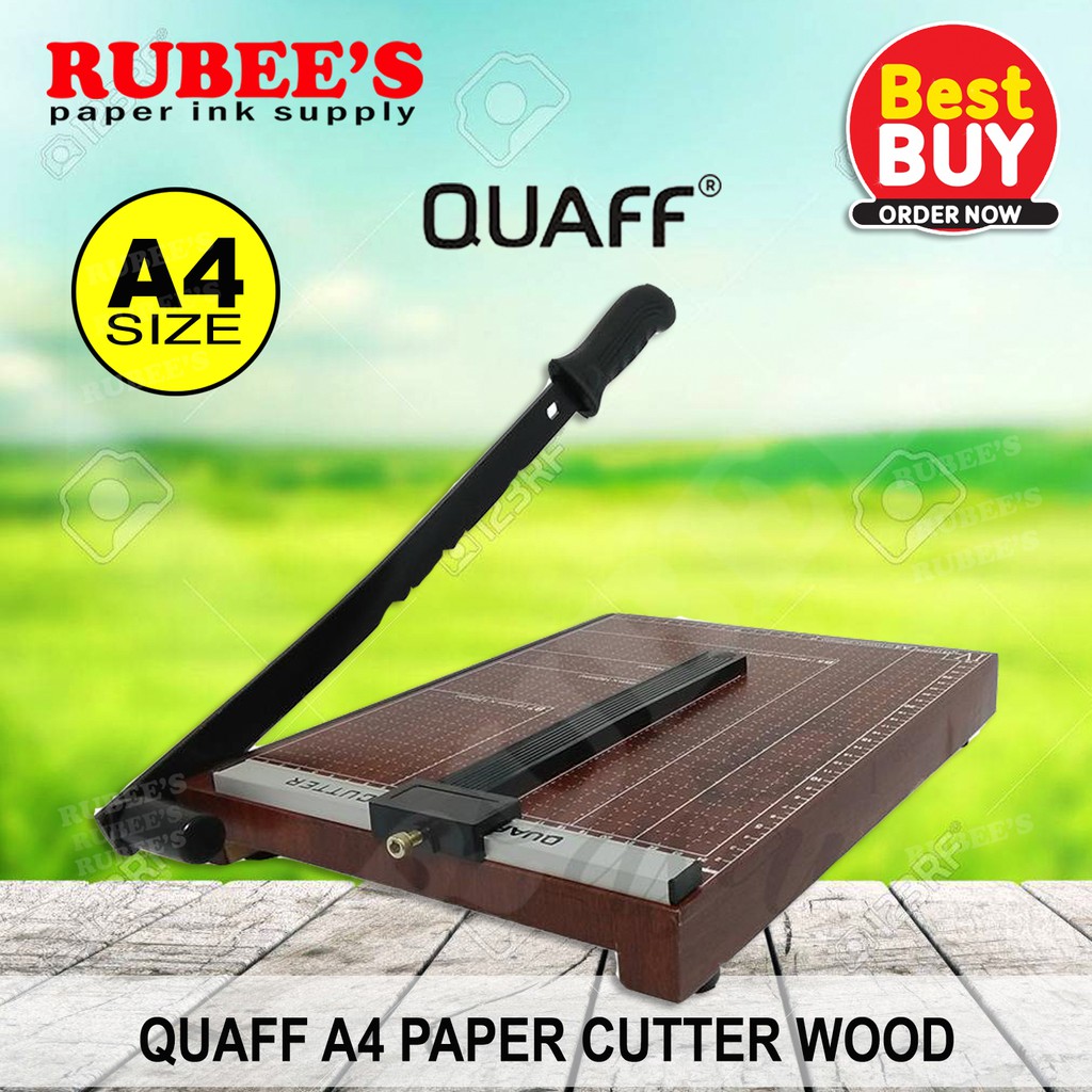 QUAFF PAPER CUTTER WOOD A4 SIZE | Shopee Philippines