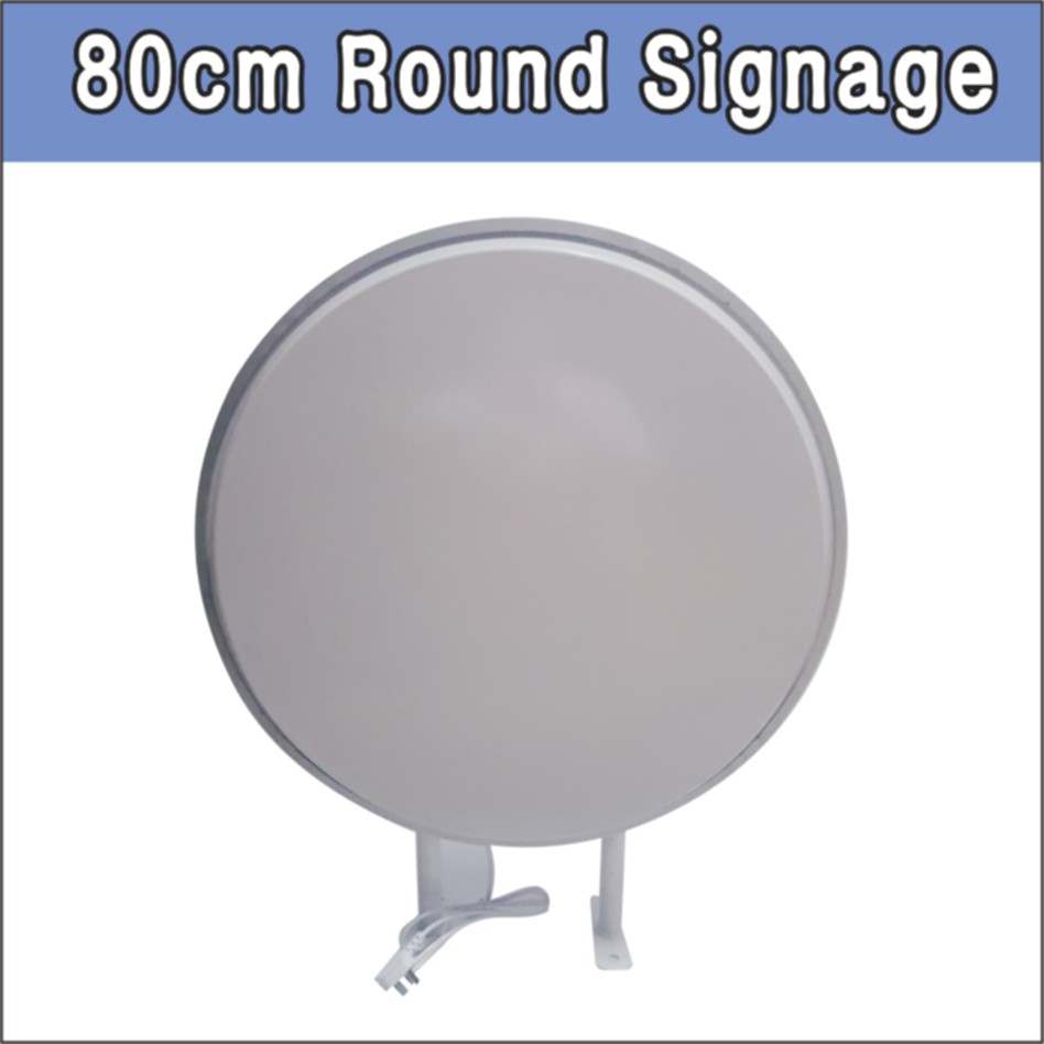 LED Light Circular Double Sided Signage / Round Sign Outdoor Acrylic ...