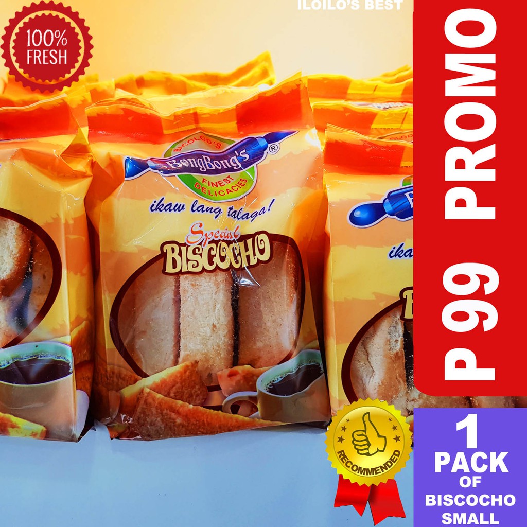BongBong's Biscocho Small Best Seller Bacolod Pasalubong pack of 1 100% ...