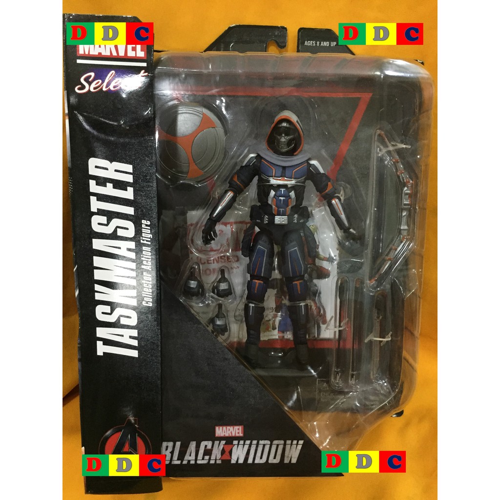 MARVEL SELECT BLACK WIDOW MOVIE TASKMASTER ACTION FIGURE (SEALED ...