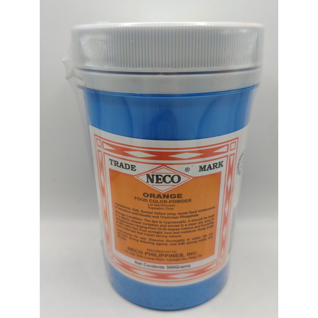 NECO Food Color Powder Orange | Shopee Philippines