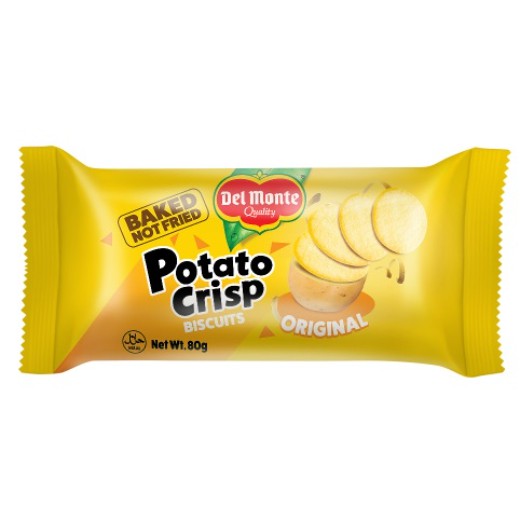 Del Monte Potato Crisp Biscuits Original Flavor - Baked, Not Fried ...