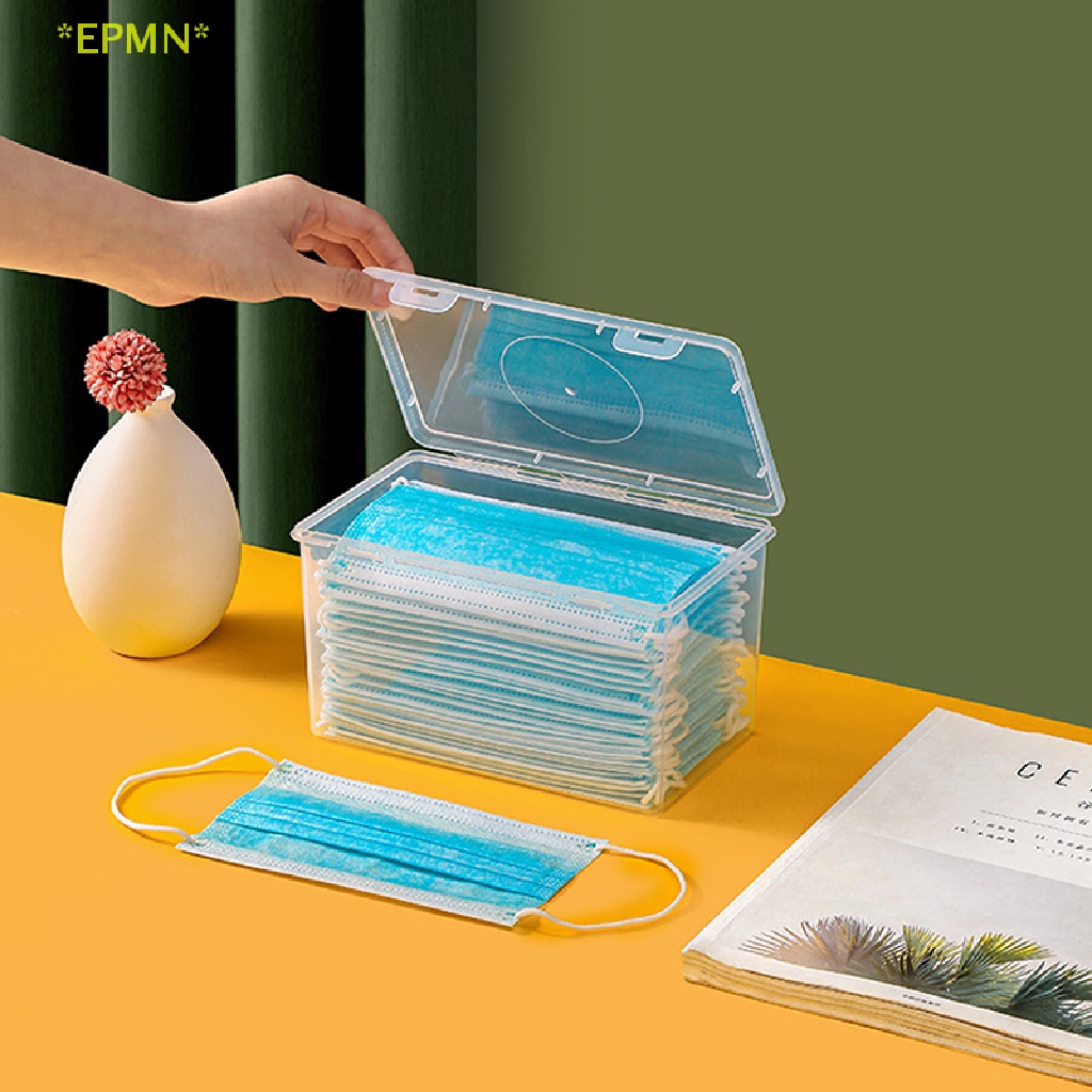 EPMN> Mask Storage Box Wet Tissue Box Baby Wipes Dispenser Holder ...