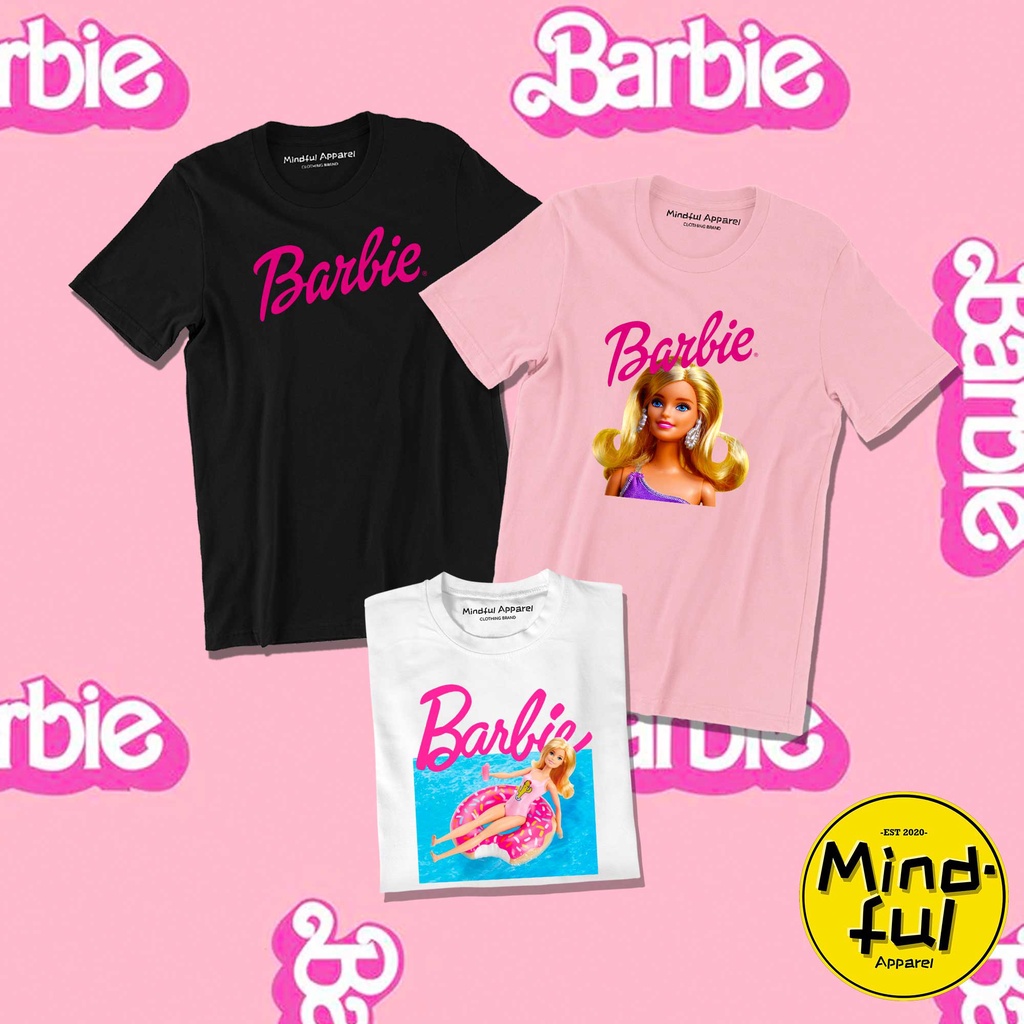 BARBIE GRAPHIC TEES | MINDFUL APPAREL T-SHIRT | Shopee Philippines