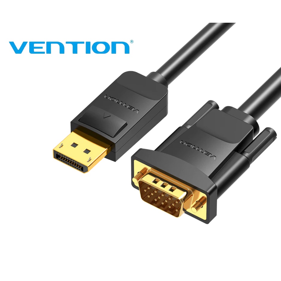 Vention DP Male to VGA Male Cable 1080P @ 60 Hz HD - HBL | Shopee ...
