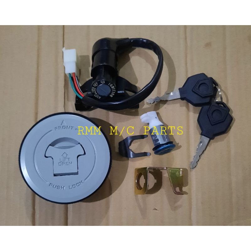 IGNITION SWITCH SET WITH TANK CAP / KEY SET RUSI SSX 200 / GAMMA 200 ...