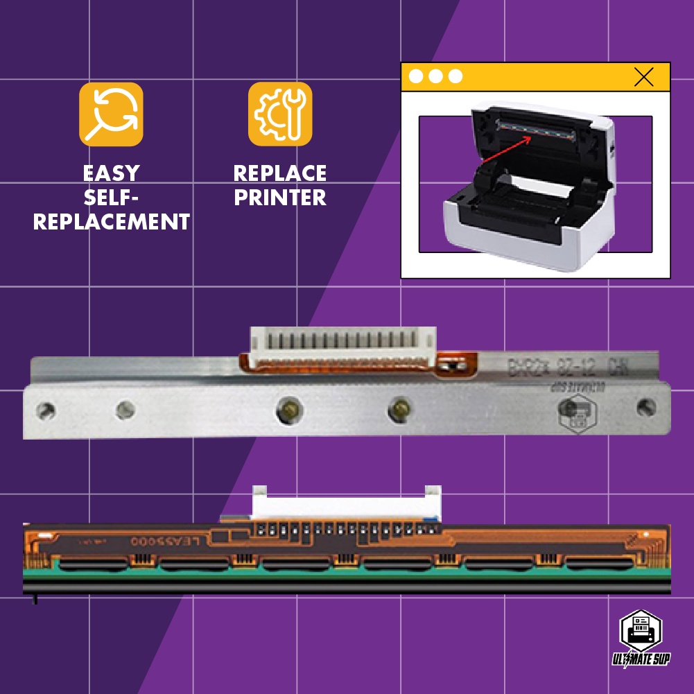 Thermal Printer Head | HPRT N41 Printer Head | Printer Head Replacement ...