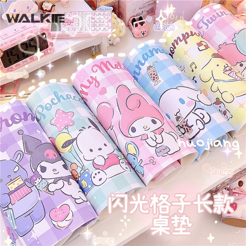 WALKIE 1pc Kawaii Mouse Pad My Melody Kuromi Non-slip Desktop Table Mat ...