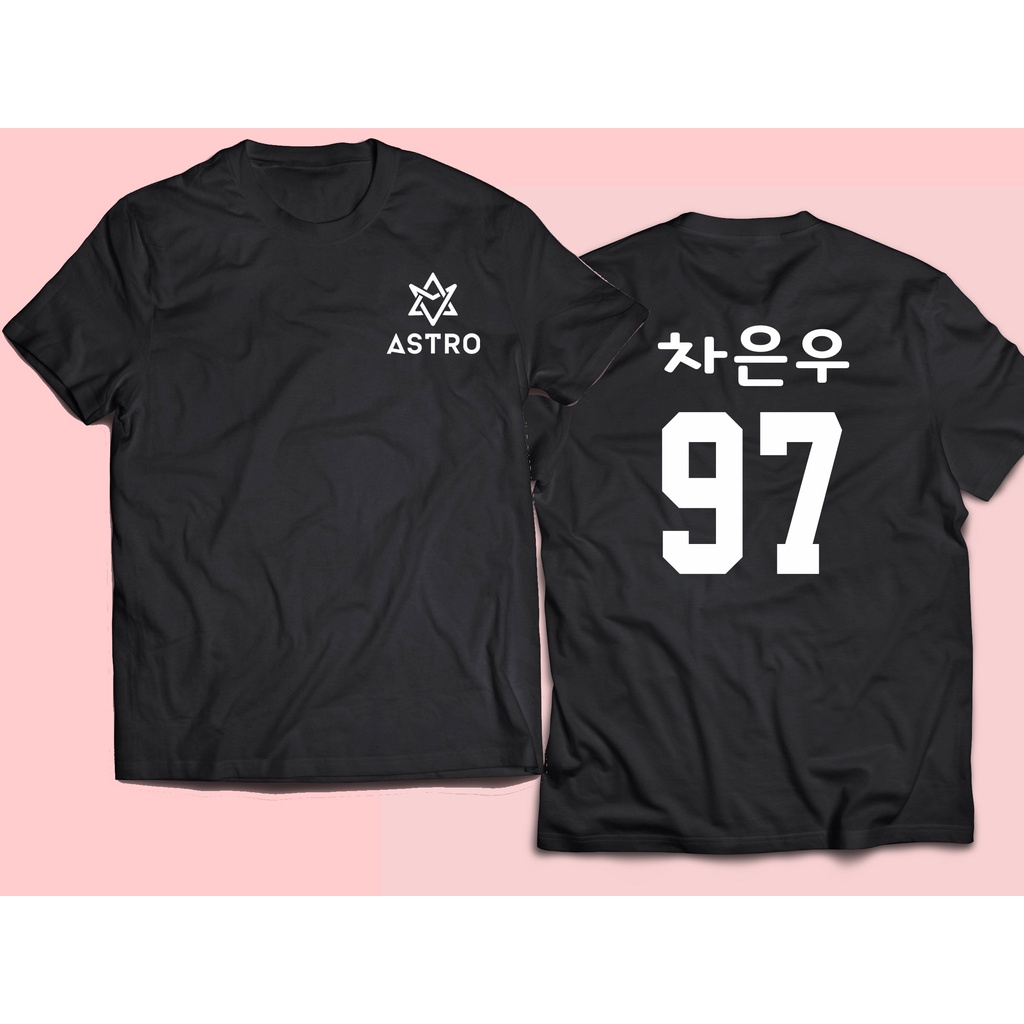 Astro x Aroha CHA EUN WOO Oversized T-Shirt For Women Men | Shopee ...