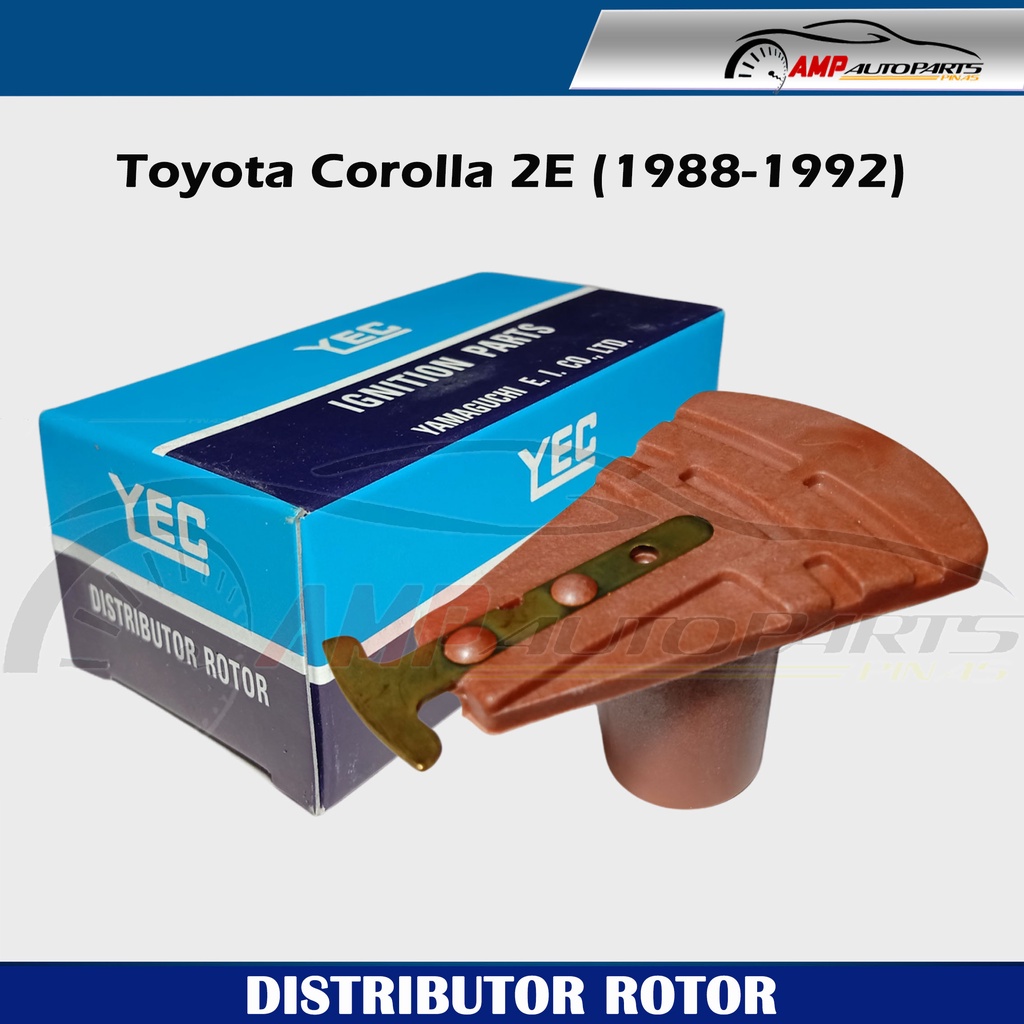 DISTRIBUTOR ROTOR FOR TOYOTA COROLLA 2E / 4AFE ( 1988-1992) | Shopee ...